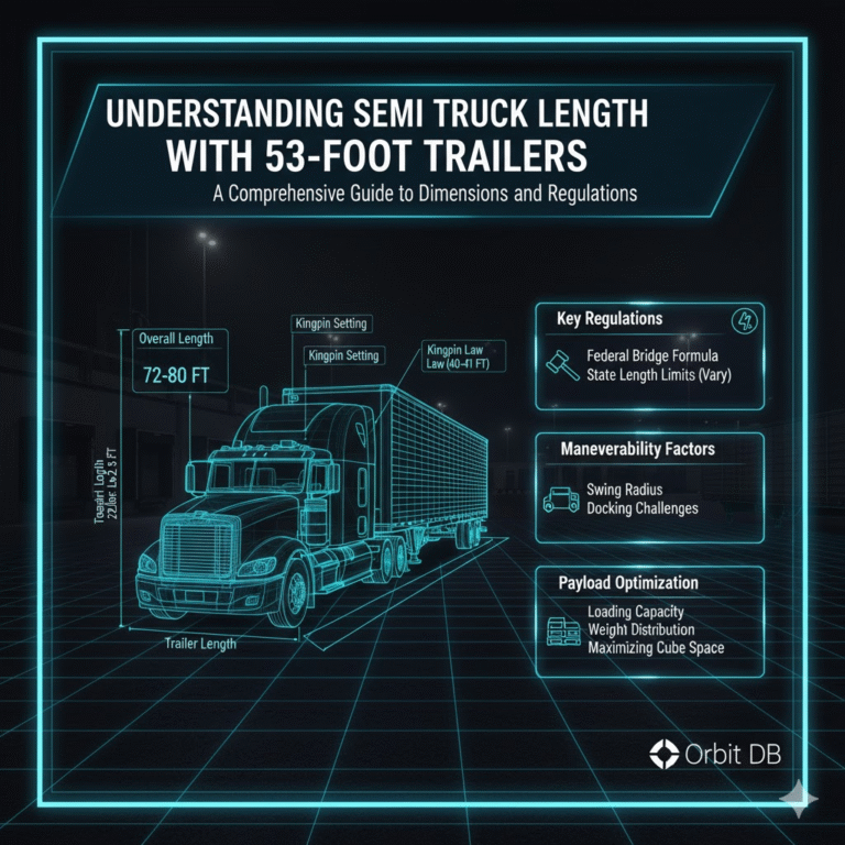 Understanding Semi Truck Length with 53-Foot Trailers - Orbit DB
